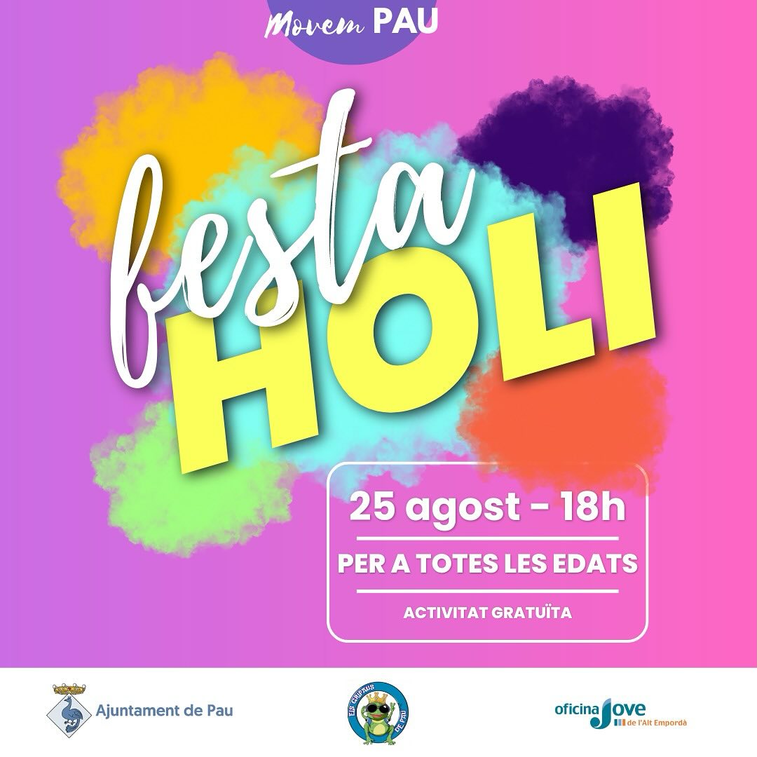 Festa Holi - Ajuntament de Pau